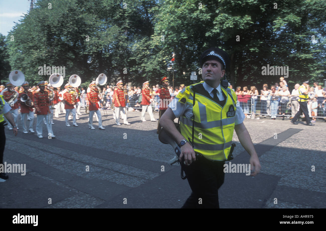 Police protest marching instruments hi-res stock photography and images ...