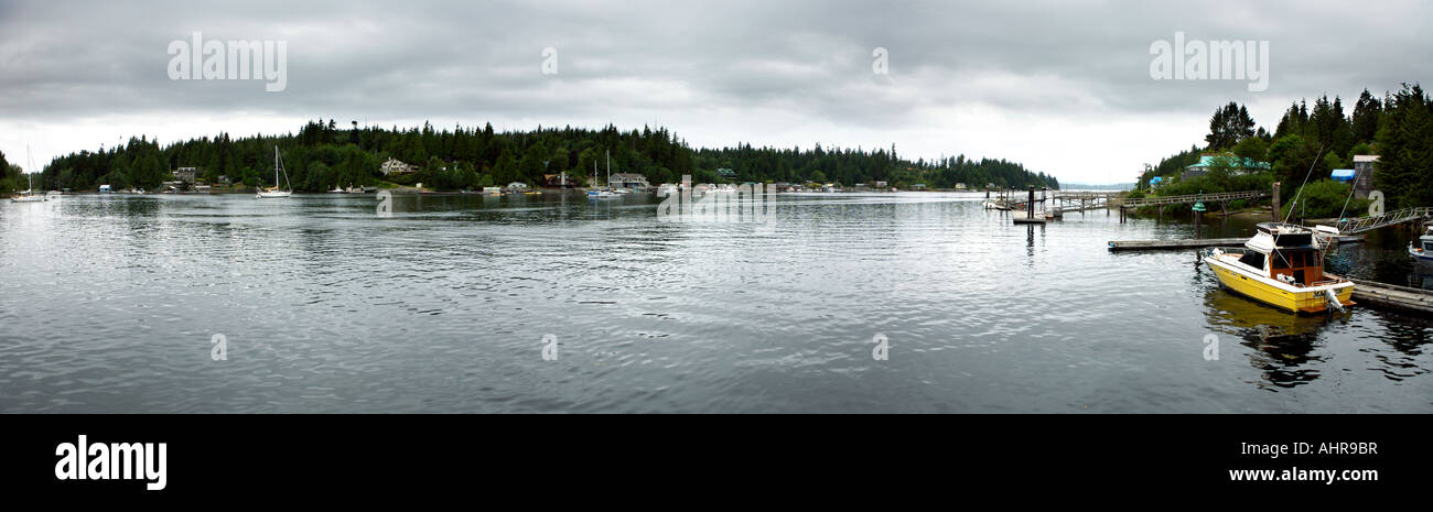 Bamfield BC Vancouver Island, the gateway to the West Coast Trail Stock ...