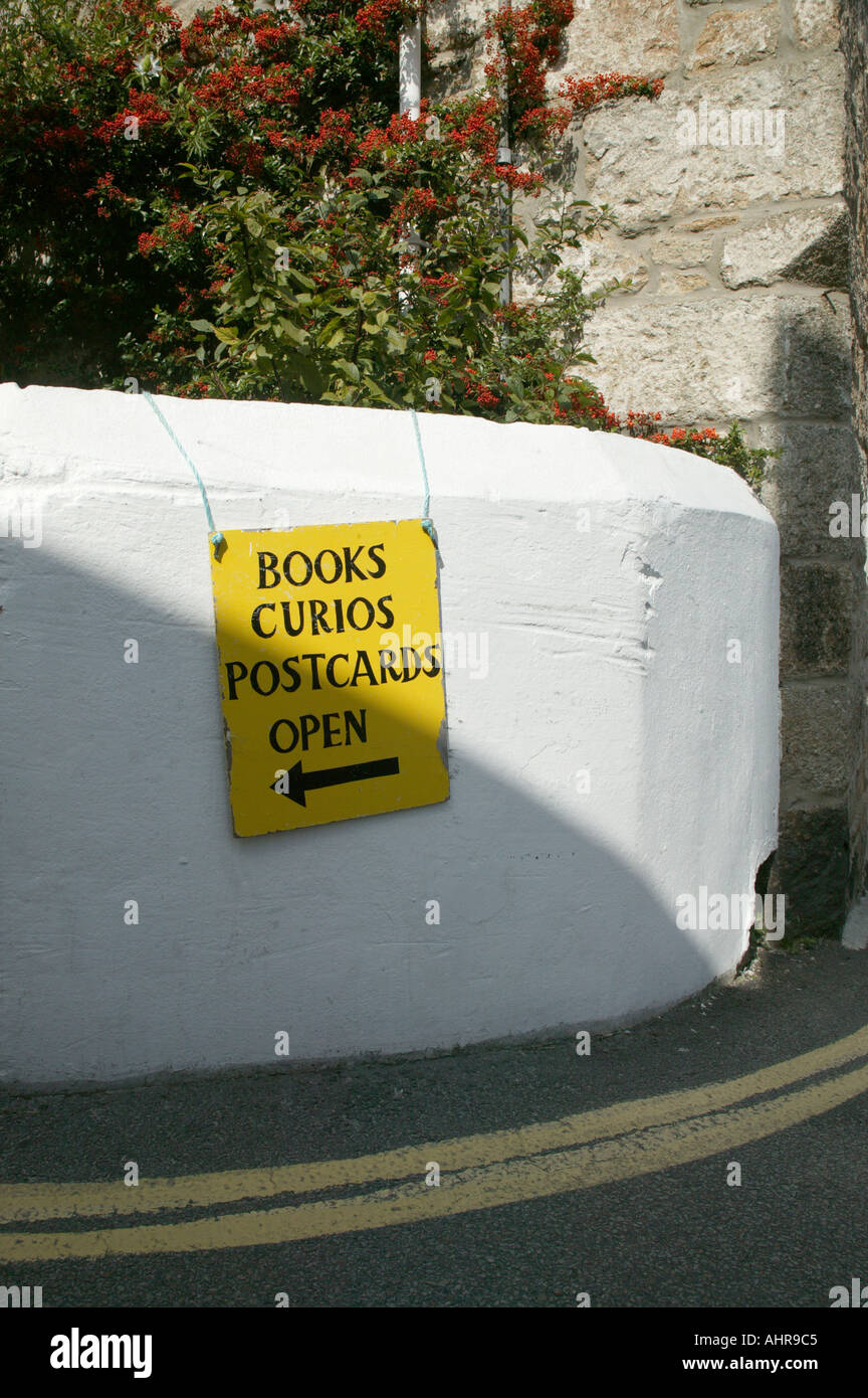 Advertising road sign Stock Photo - Alamy