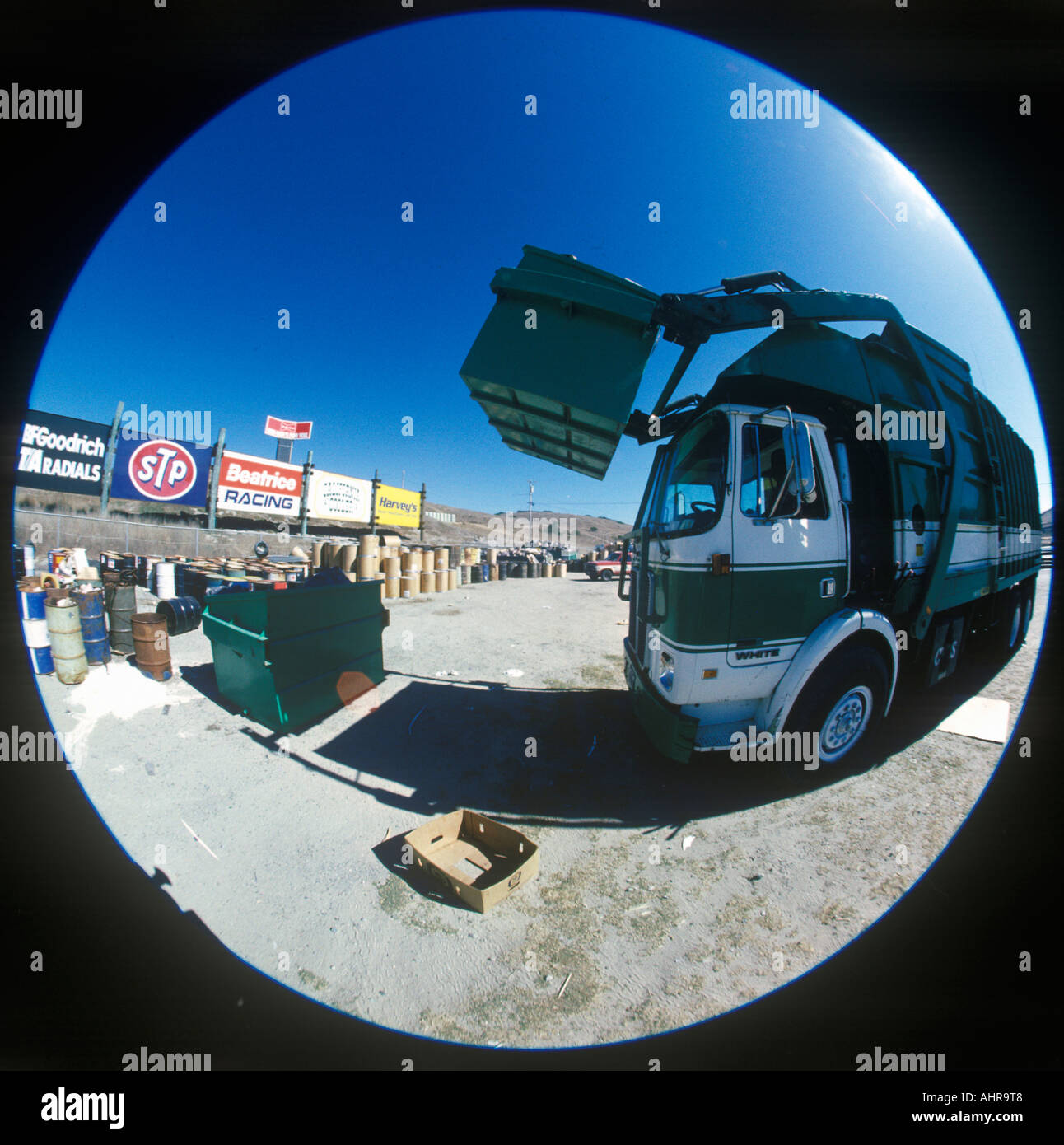 Trash truck hi-res stock photography and images - Alamy