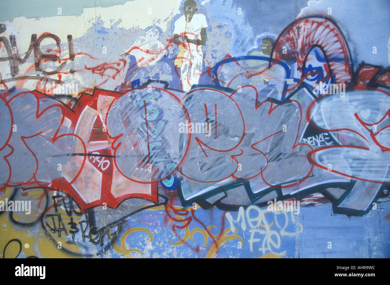 Graffiti of Street Life USA Stock Photo - Alamy