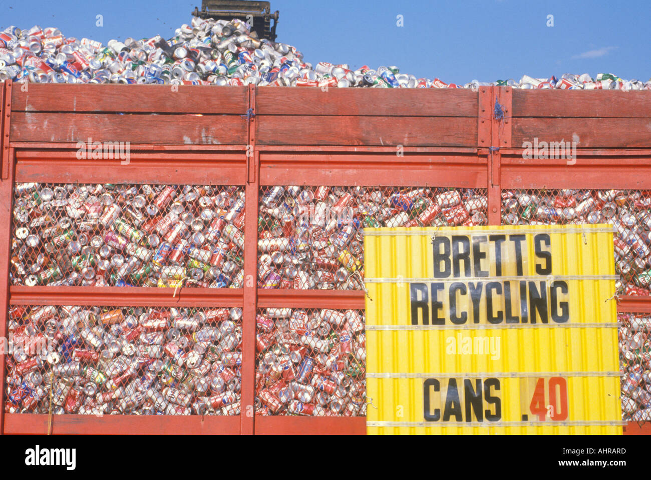 Large aluminum containers hi-res stock photography and images - Alamy