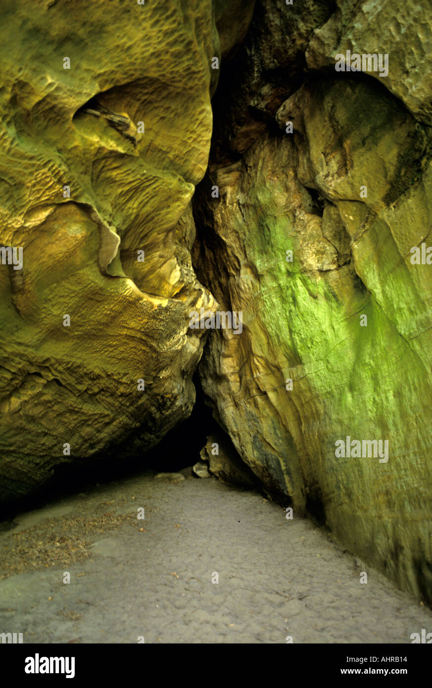 Rock formation in Big South Fork National Recreation Area Tennessee ...