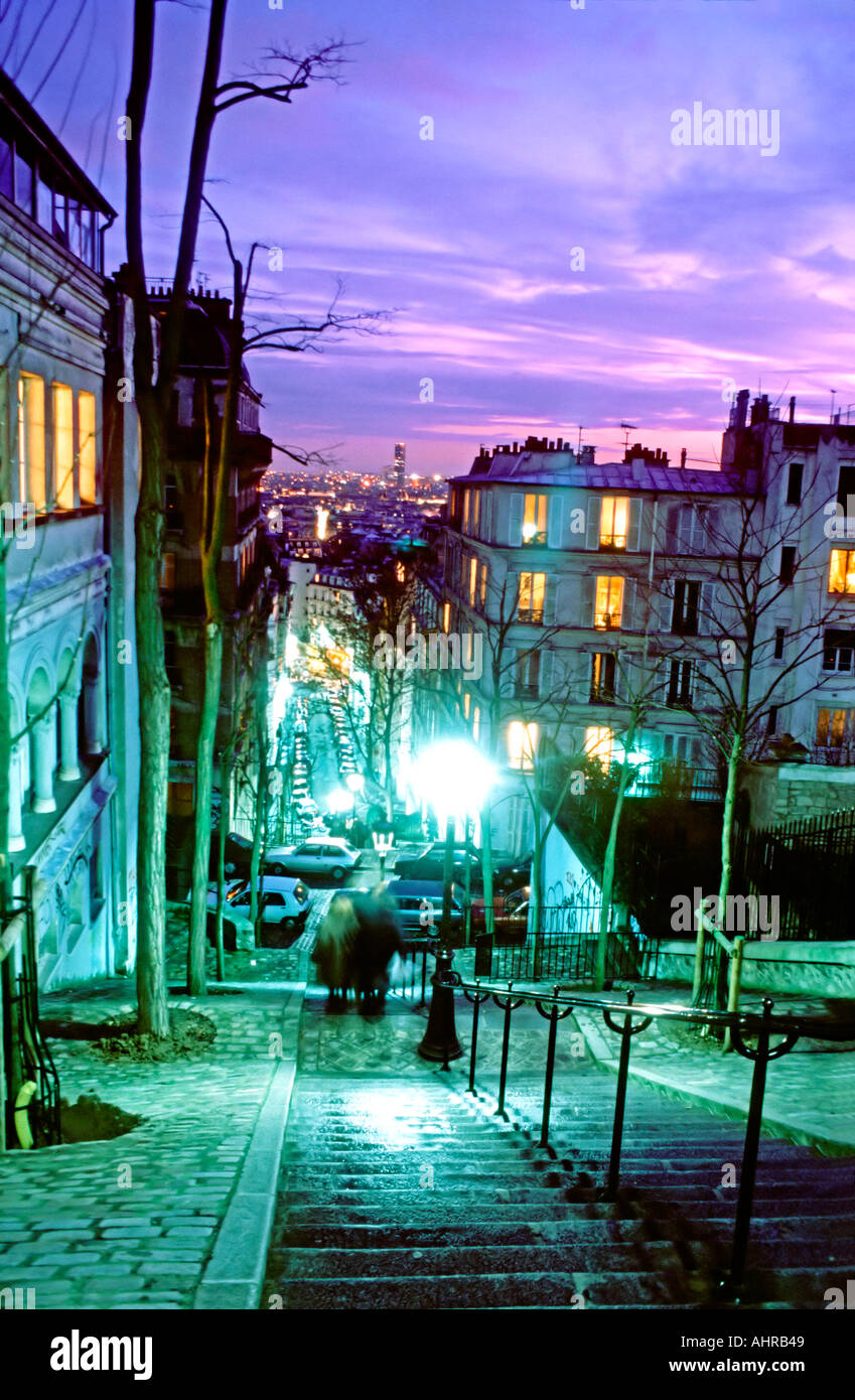 Empty street walking up hi-res stock photography and images - Alamy