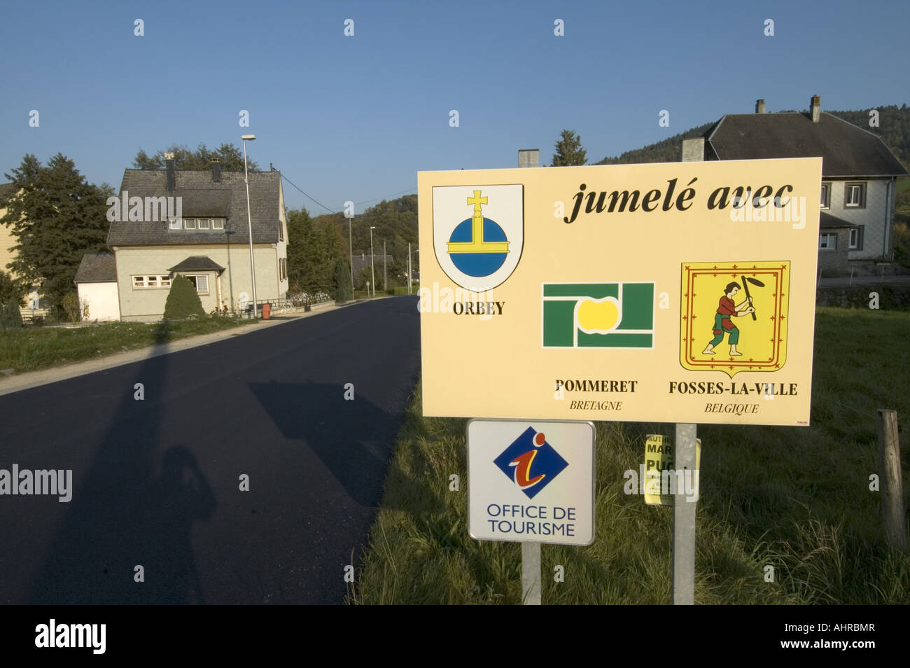 Vosges mountain village of Orbey, Alsace, France Stock Photo - Alamy
