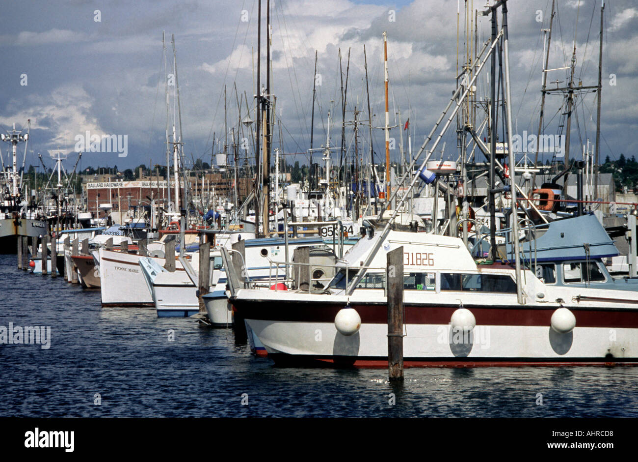 Marina Seattle Washington Stock Photo - Alamy