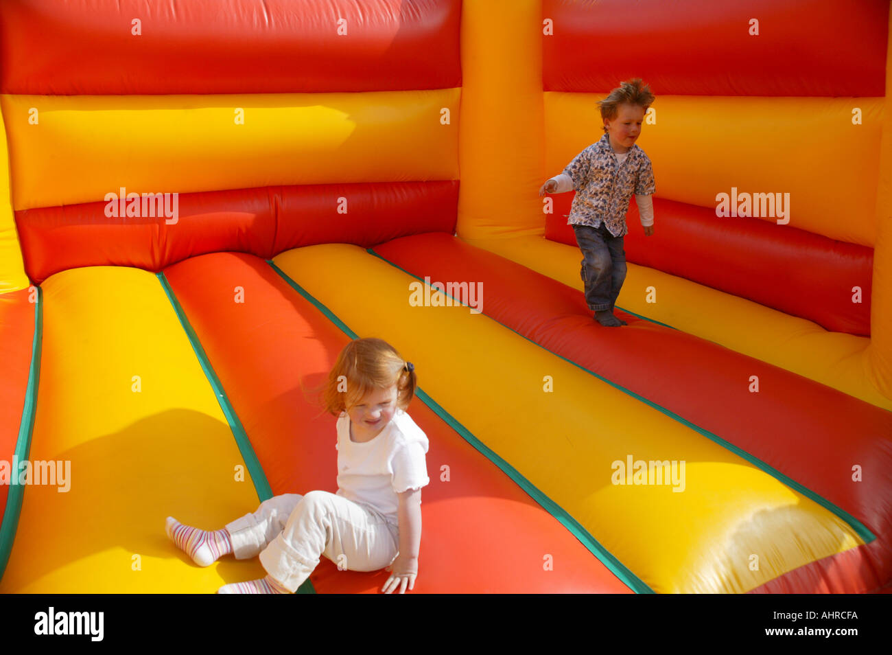 Kids inflatable bouncy castle hi-res stock photography and images - Alamy