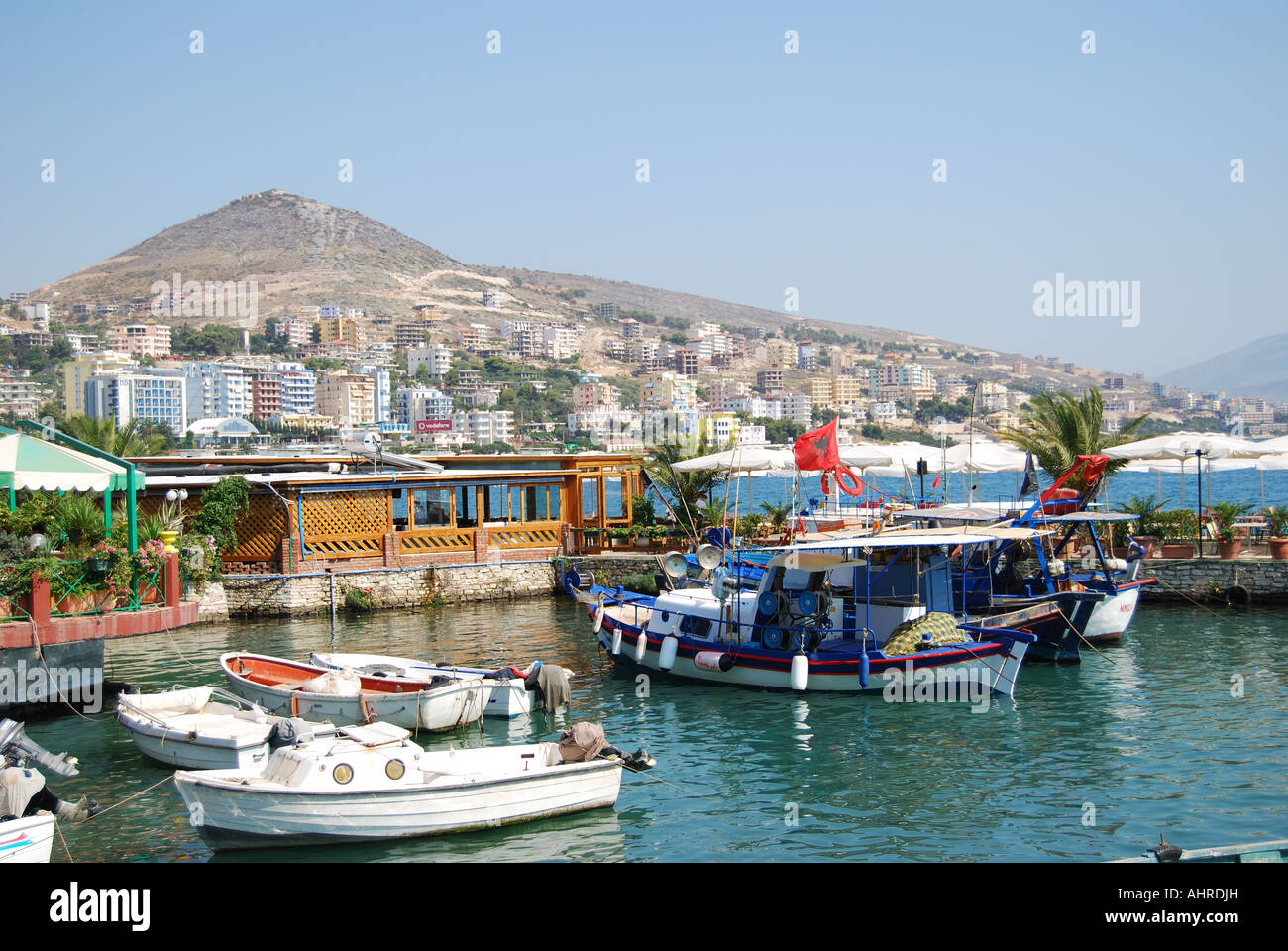 Saranda Marina, Saranda, Vlorë County, Albania Stock Photo - Alamy