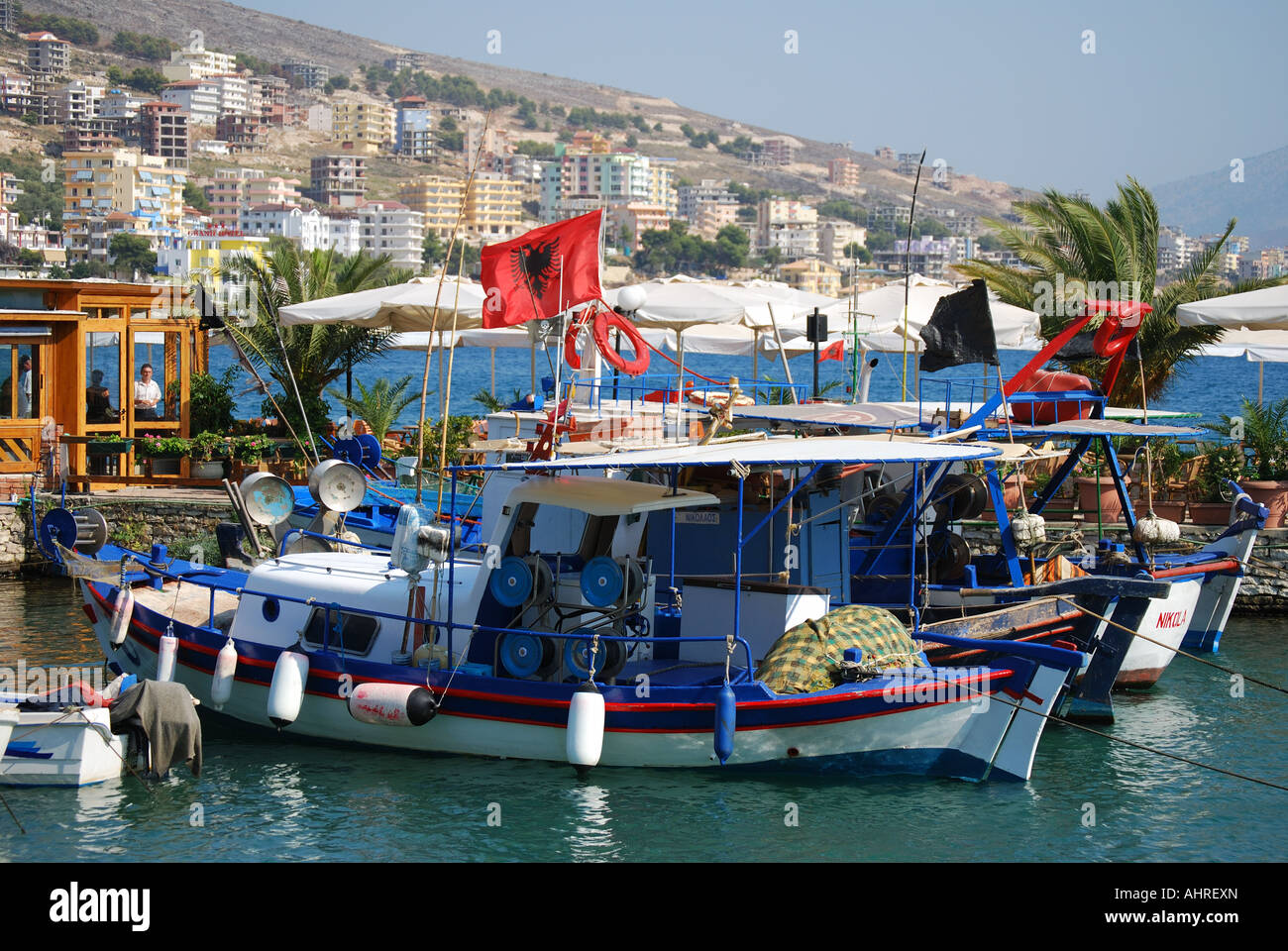 Saranda Marina, Saranda, Vlorë County, Albania Stock Photo - Alamy