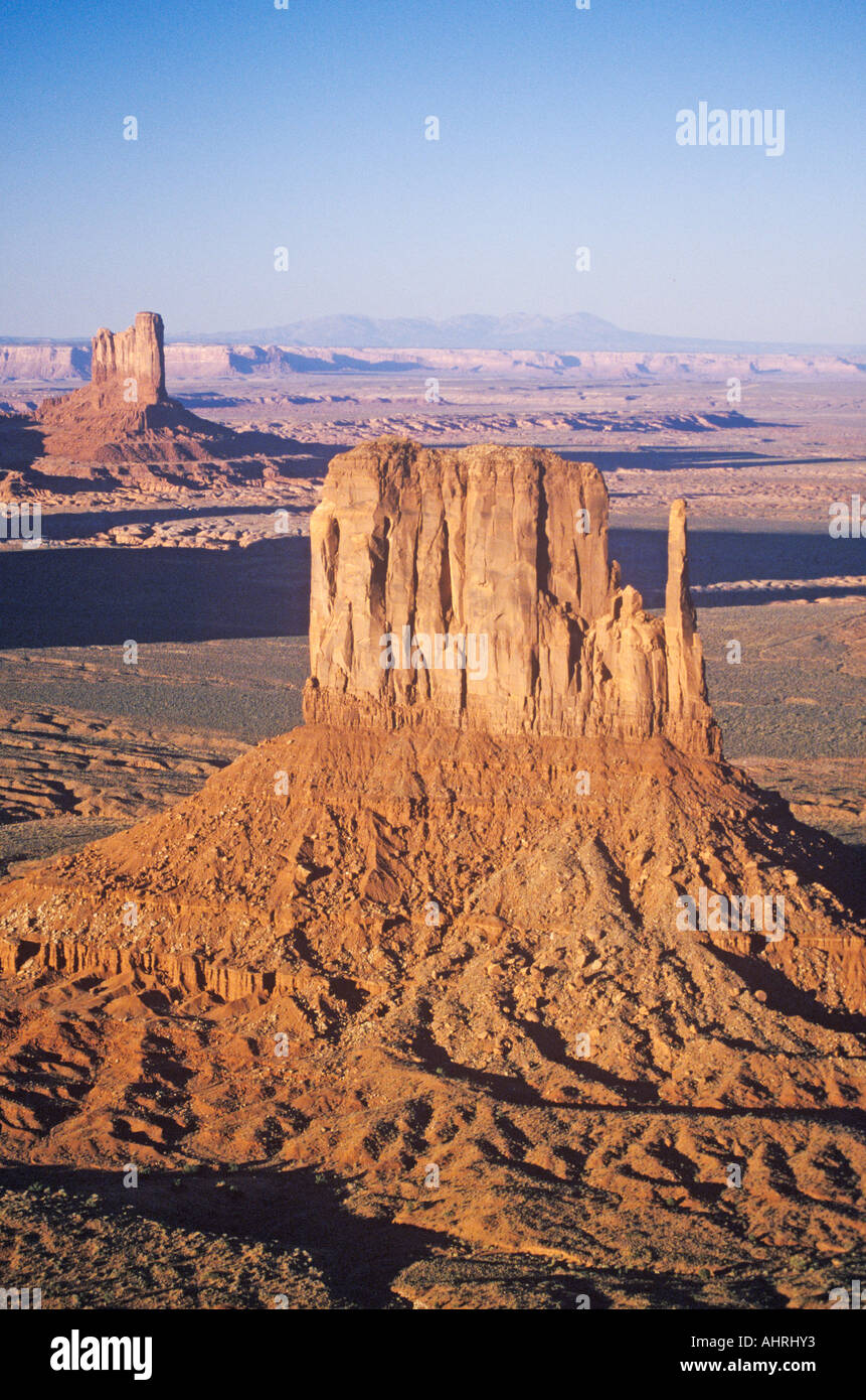 Aerial View of Monument Valley at Sunset Arizona Stock Photo - Alamy