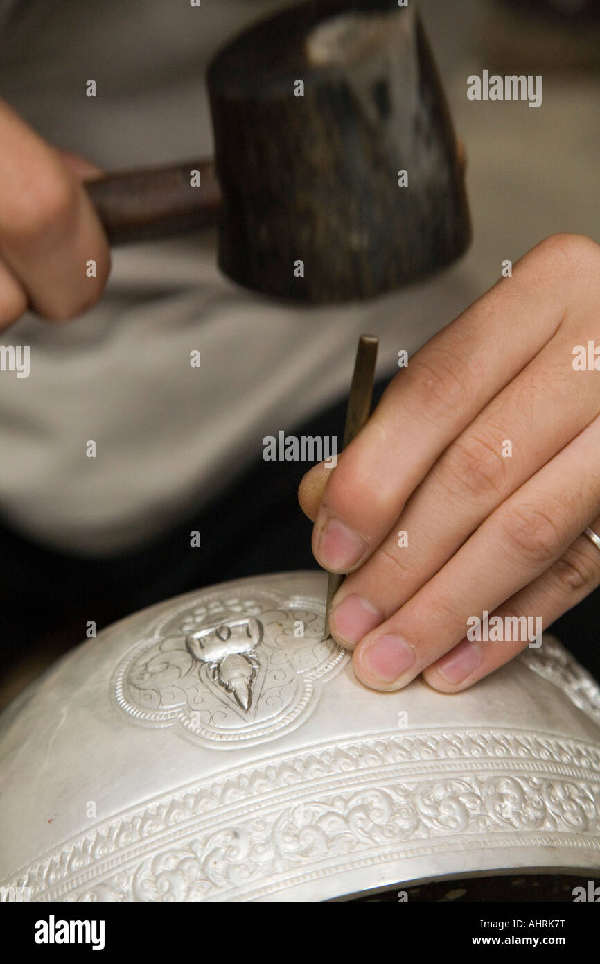 Hand hammered technique hi-res stock photography and images - Alamy