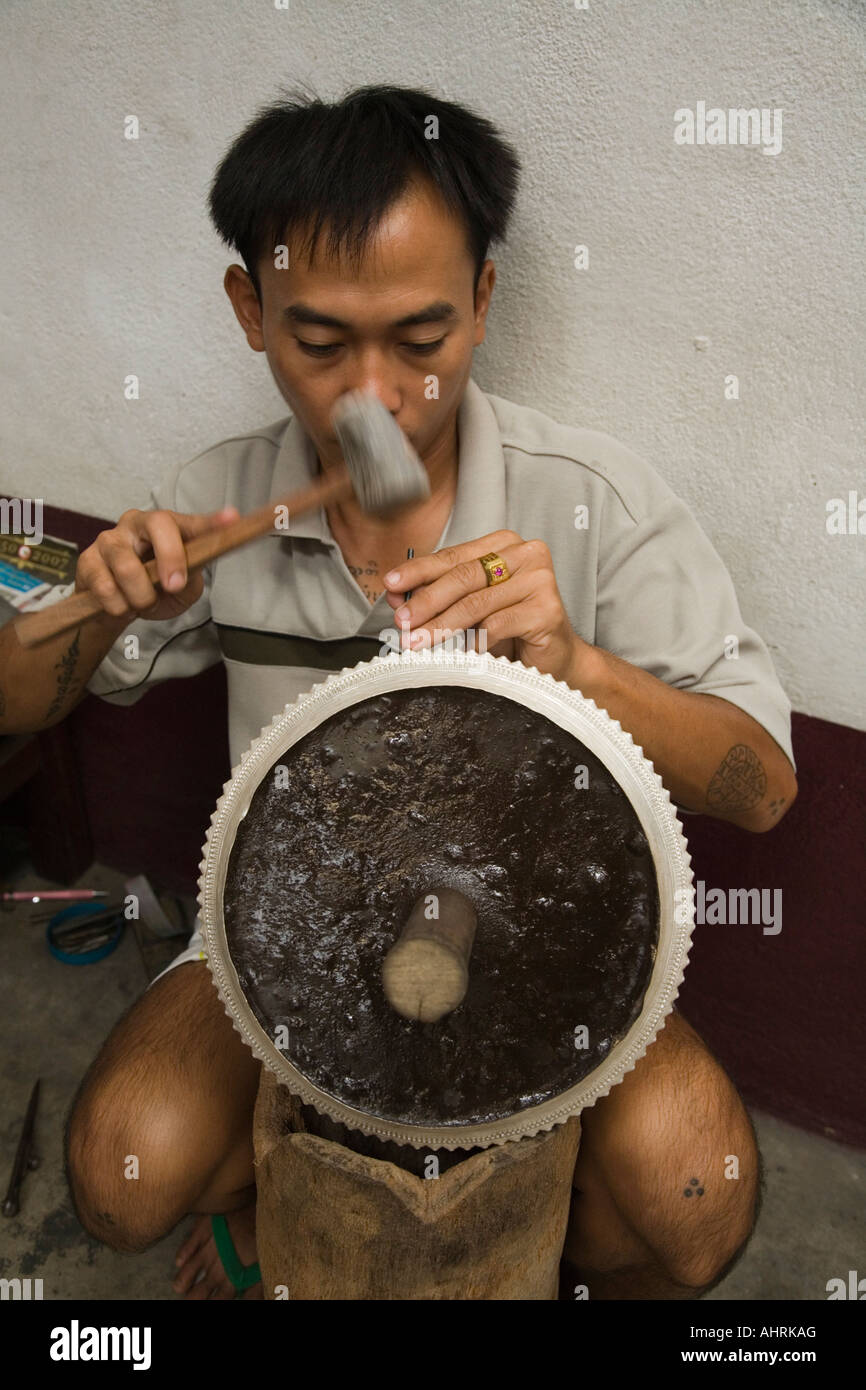 Silversmith working hi-res stock photography and images - Alamy