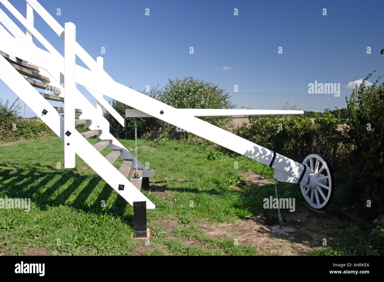 Chillenden Windmill after the 2005 restoration demonstrating the ...