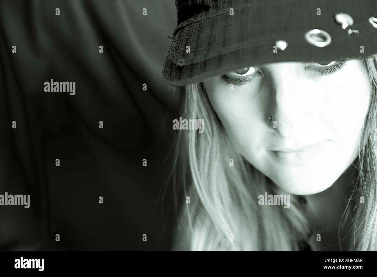 Girl looking at you Stock Photo - Alamy