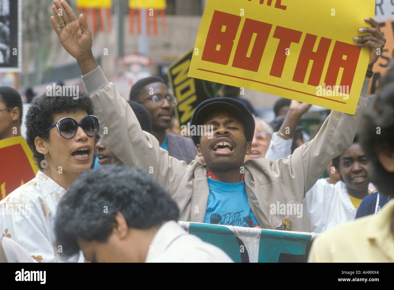 Holding protests sign hi-res stock photography and images - Alamy