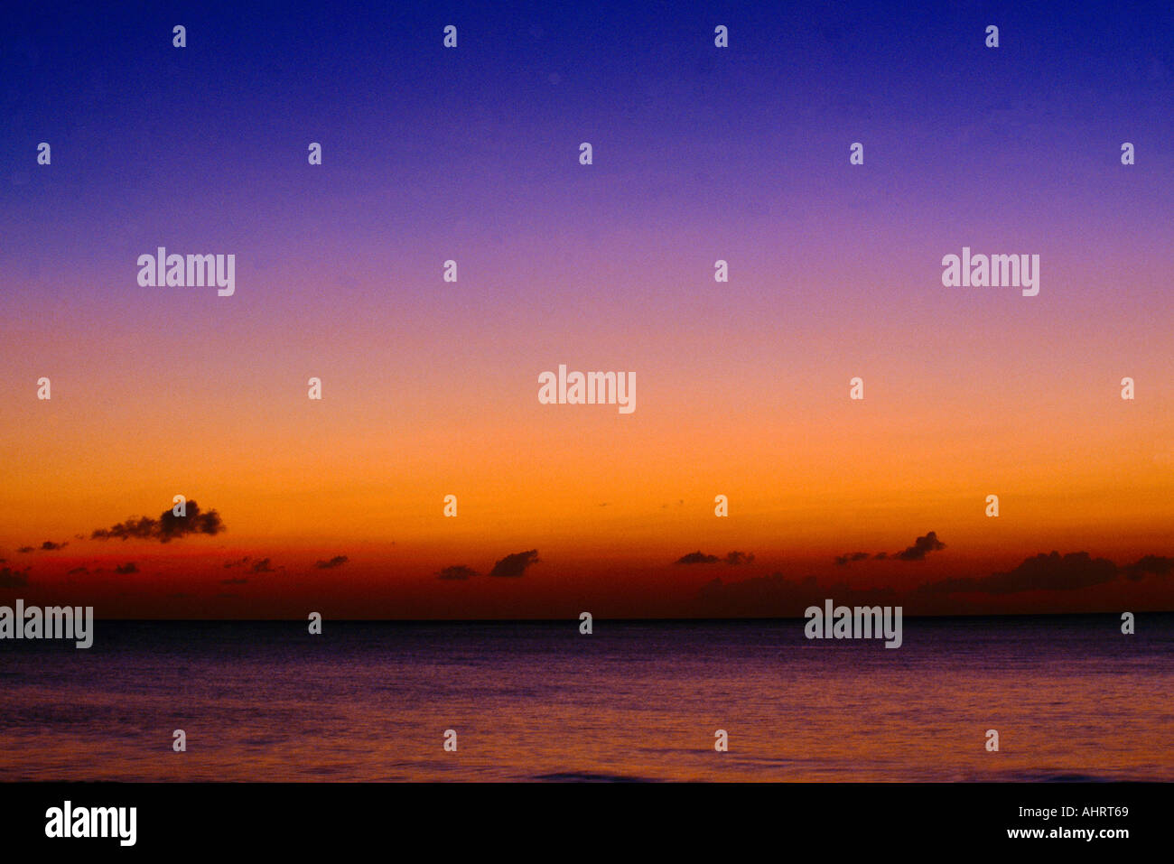 Caribbean Sea Sunset Tobago Trinidad Stock Photo - Alamy