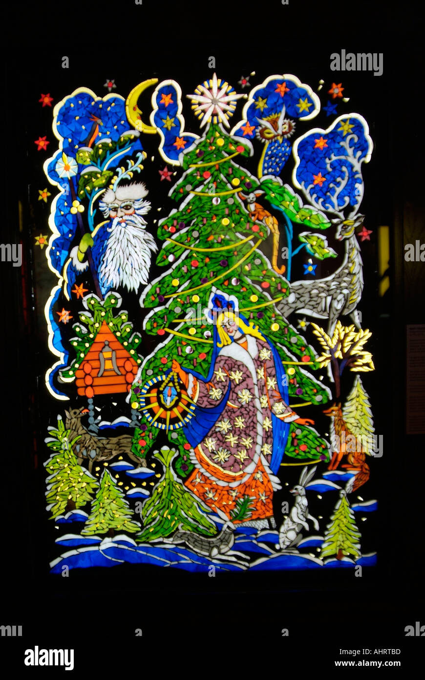 Smith Museum of Stained Glass Windows Navy pier Chicago Illinois Stock ...