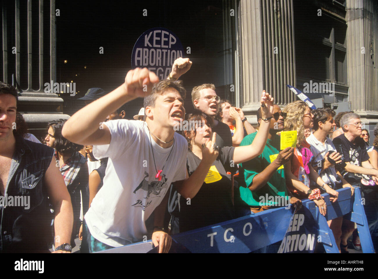 Angry women protesters hi-res stock photography and images - Alamy