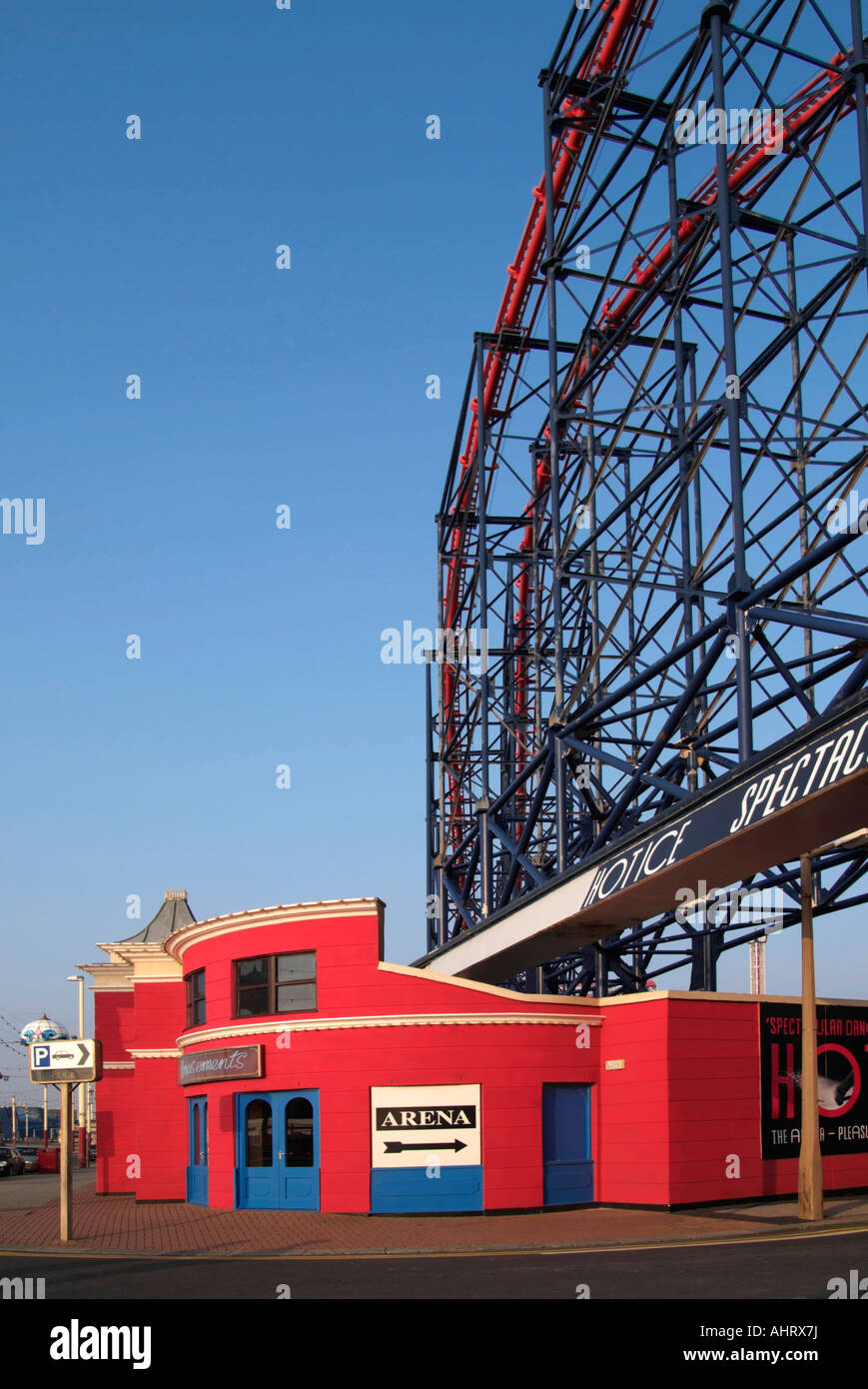 NORTH BEACH AMUSEMENT PARK. BLACKPOOL. LANCASHIRE. ENGLAND. UK Stock ...