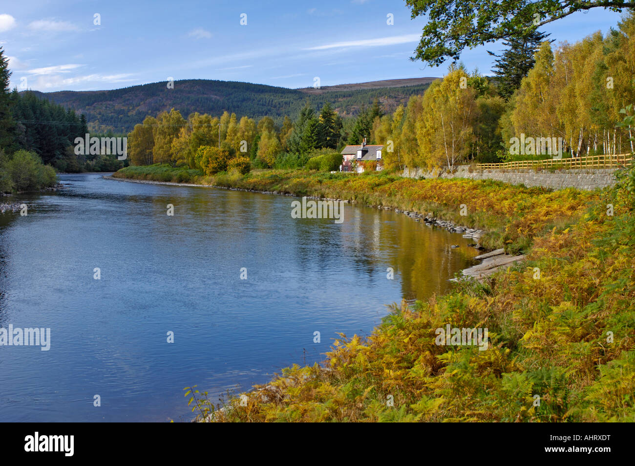 The River Dee at Cambus o' May Aberdeenshire Scotland Stock Photo - Alamy