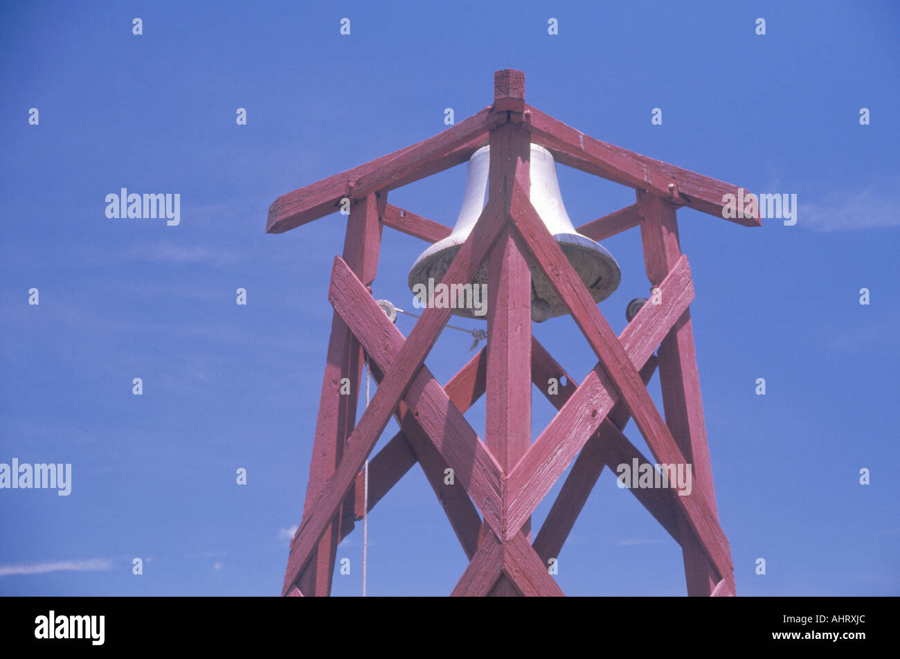 Historical fire bell Branson Colorado Stock Photo - Alamy