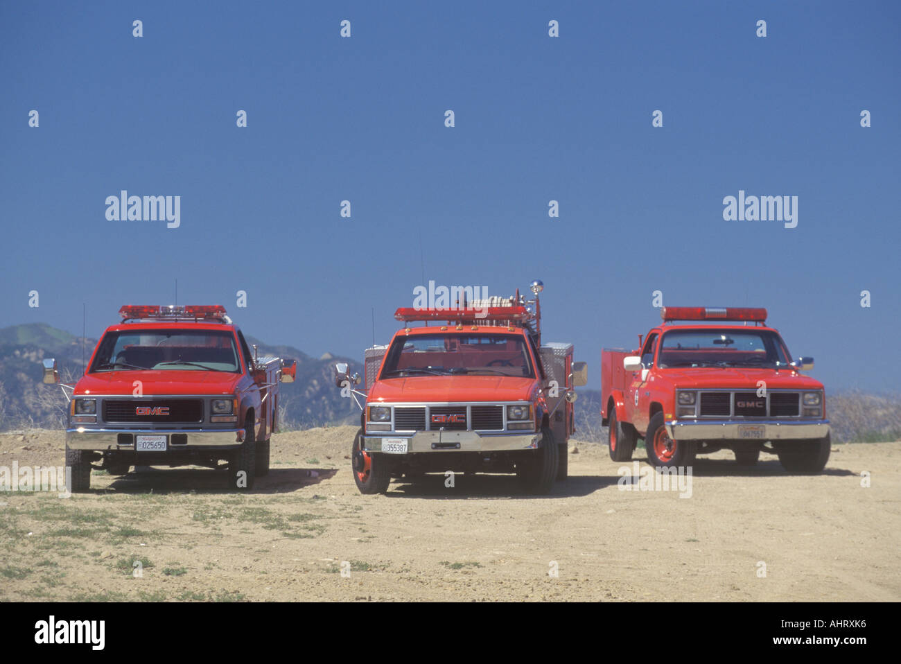 Rescue vehicles Los Angeles County California Stock Photo - Alamy