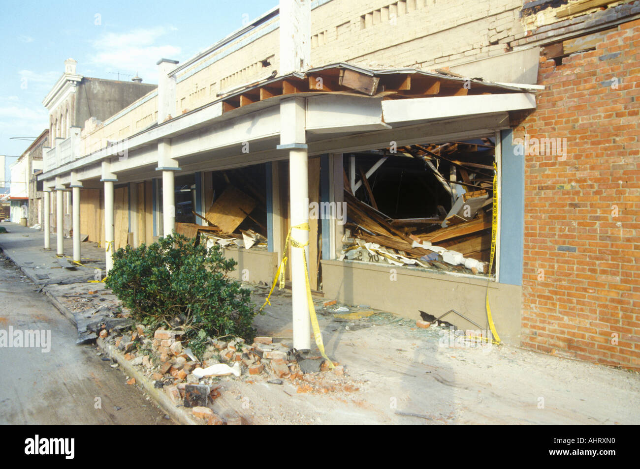 Hurricane Andrew damage Jeanerette LA area National Disaster Stock ...