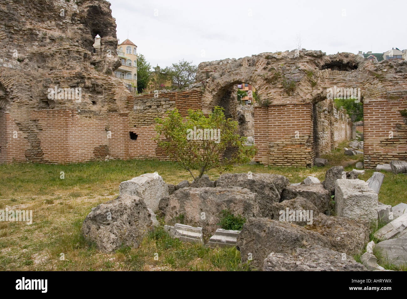 Varna Roman bath (historically known as Odessos), Rimski Termi, remains ...