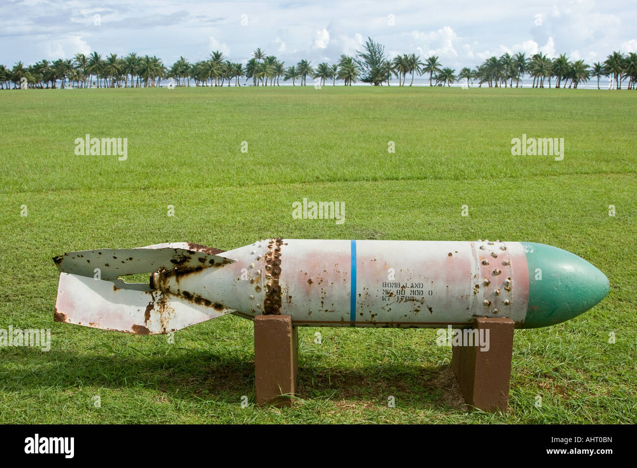 Aerial Bomb Asan Beach WWII Battlefield Memorial National Park Guam ...