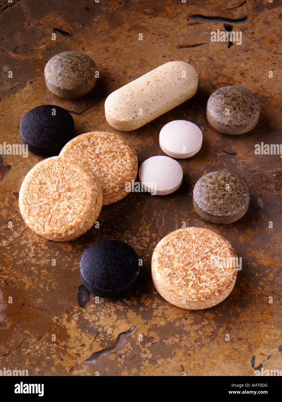 An assortment of tablets and vitamin supplements Stock Photo - Alamy