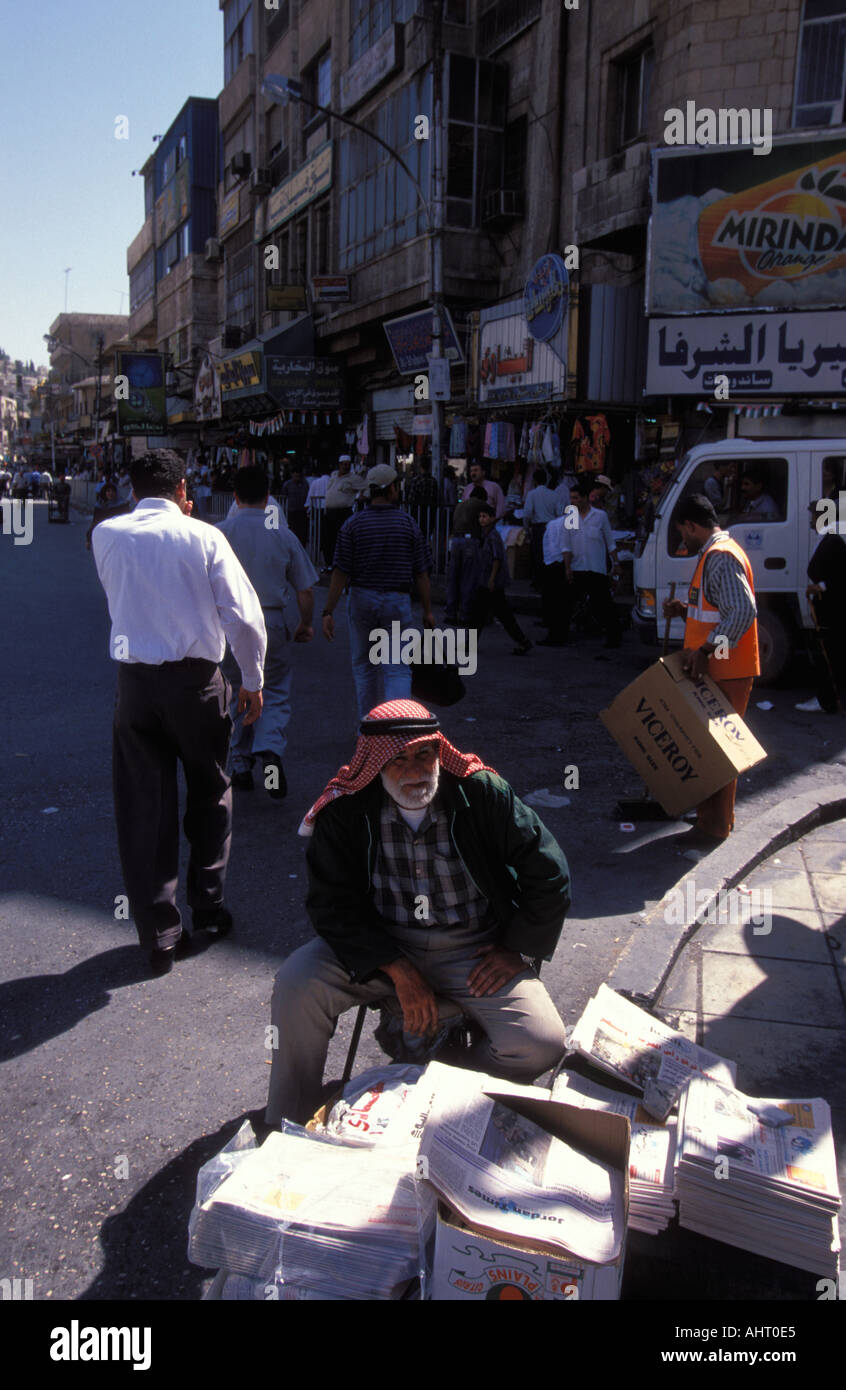 A scene of downtown Amman Jordan Stock Photo - Alamy