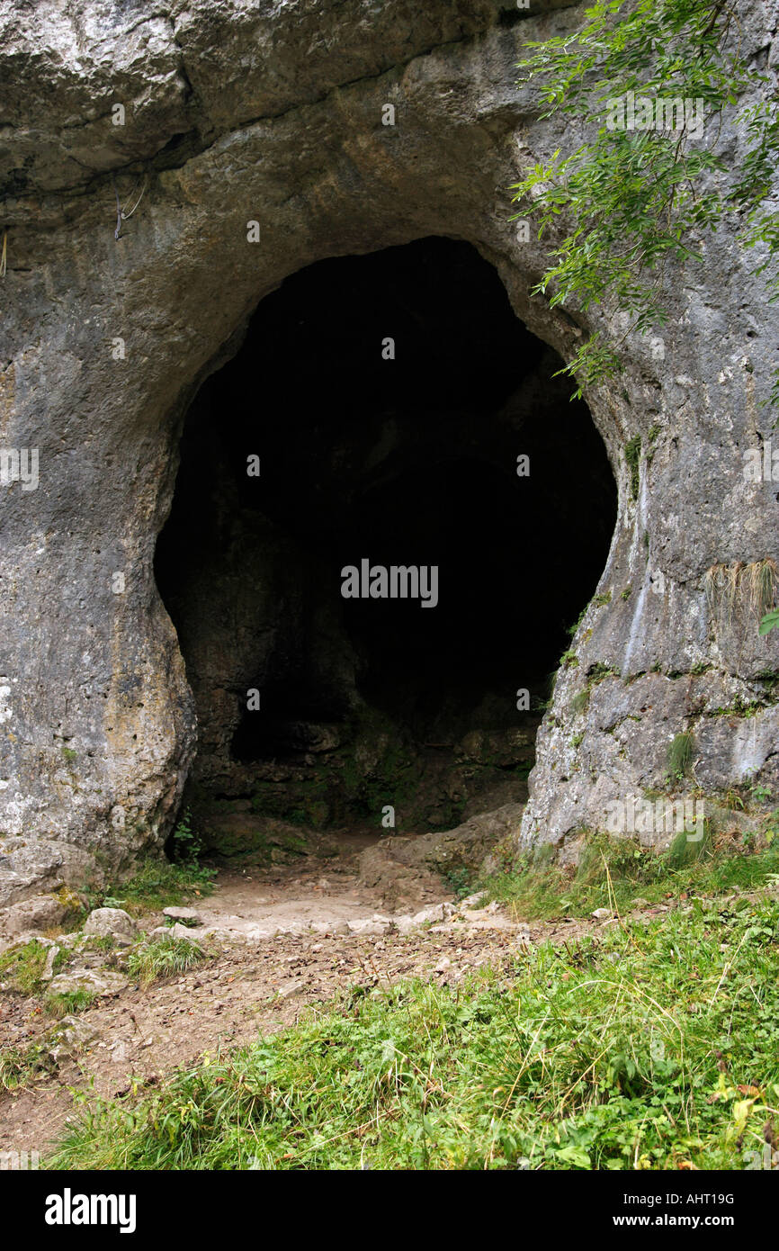 dove holes in the dove valley at dovedale peak district national park ...