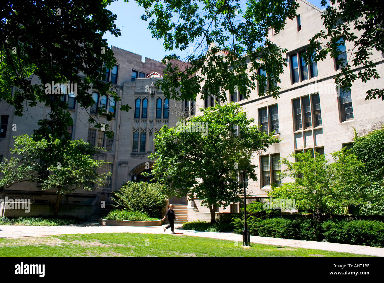 Quad building at the University of Chicago. Chicago Illinois IL USA ...
