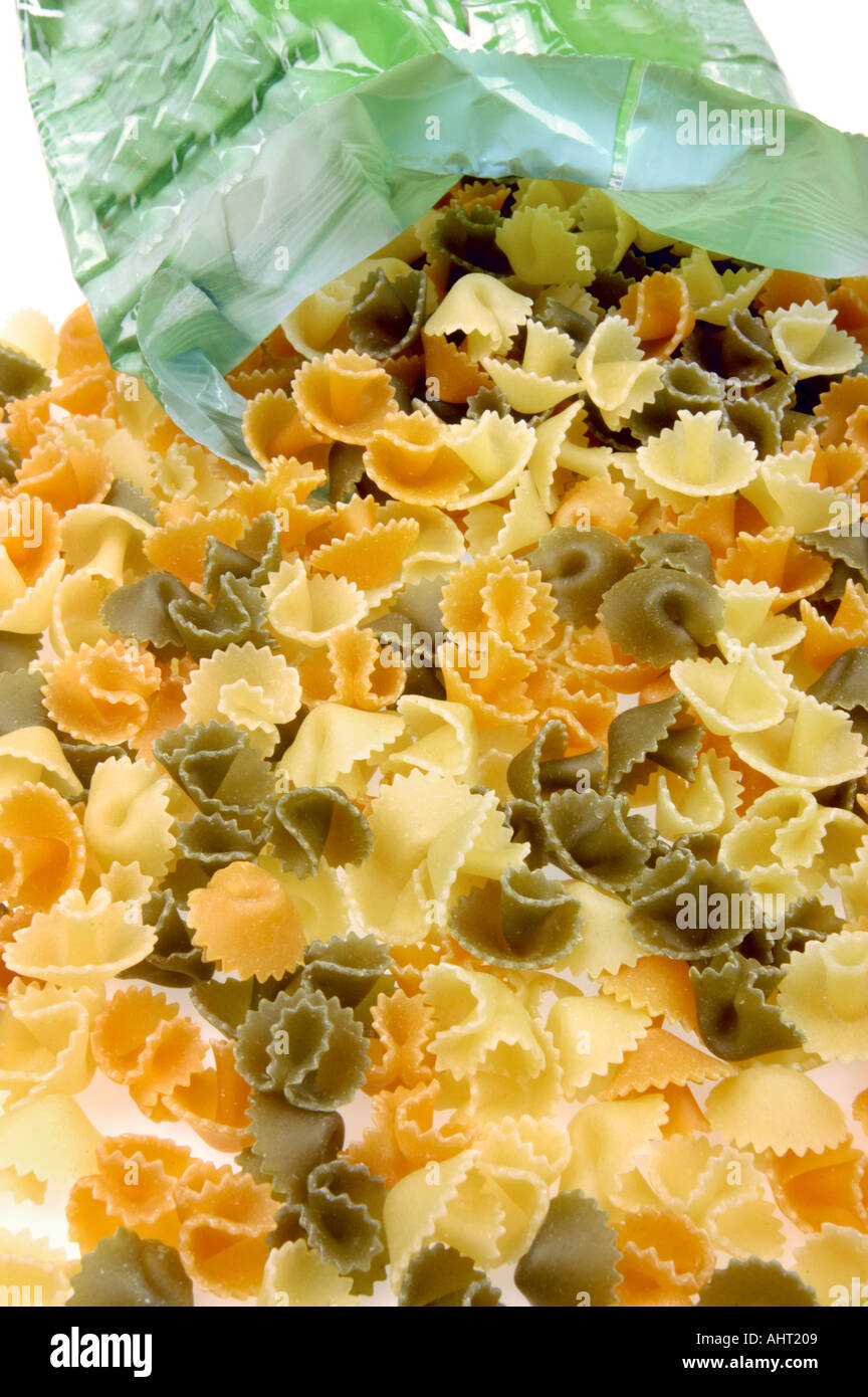 pasta tricolori three coloured pasta FUNGHINI TRICOLORE pack package ...