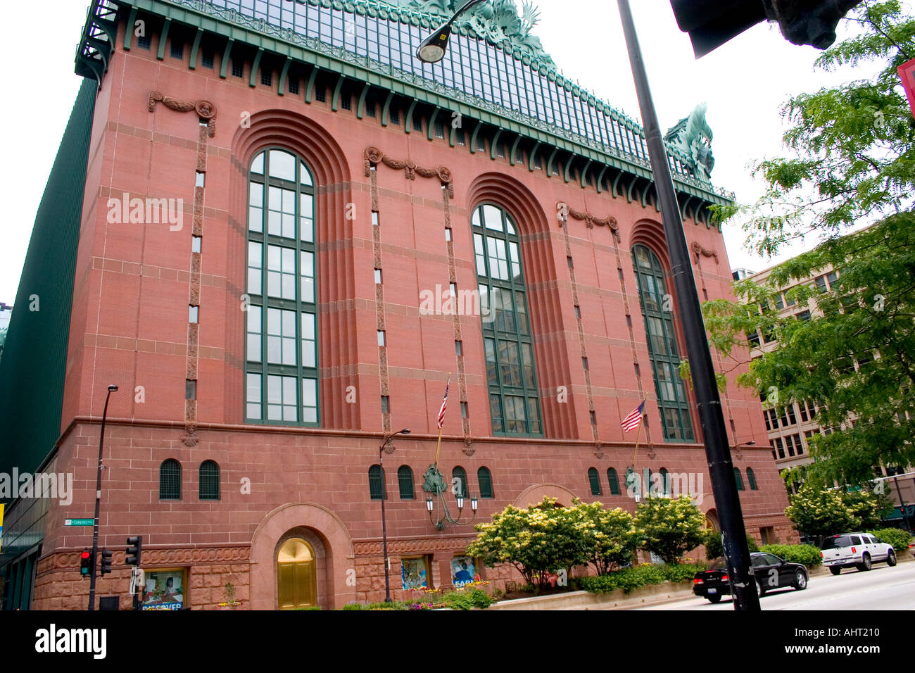 Chicago Harold Washington Library. Chicago Illinois IL USA Stock Photo ...