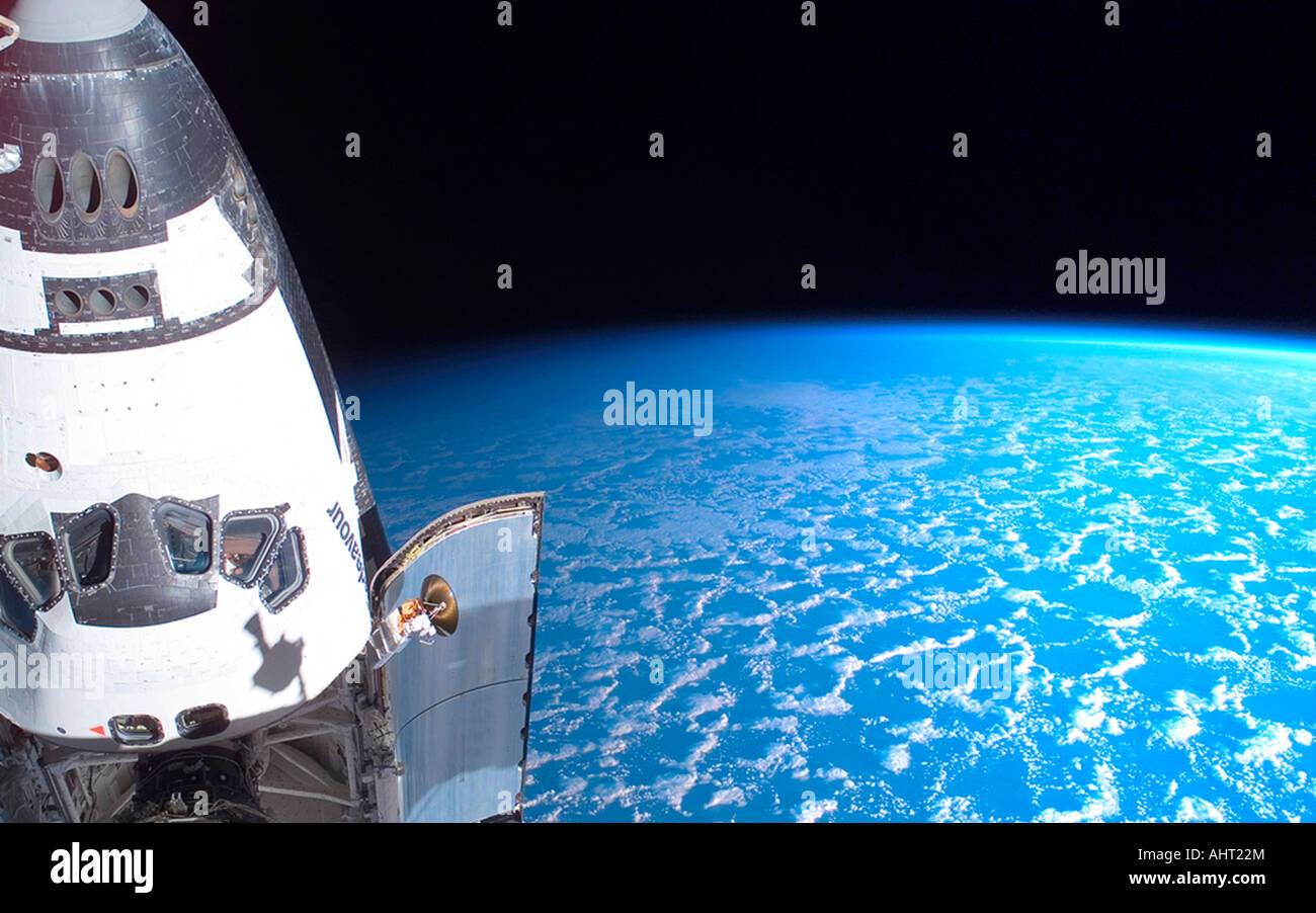 NASA Space Shuttle Endeavour docking at International Space Station ...