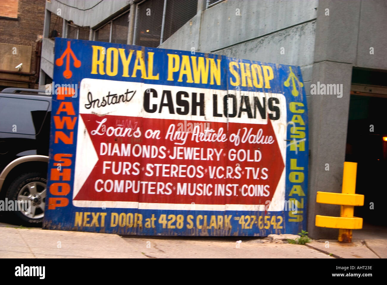 Pawn shop sign hi-res stock photography and images - Alamy