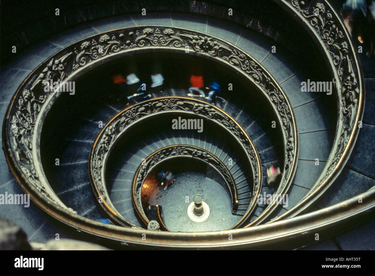 Spiral stairs at the Vatican museum, Rome IT Stock Photo - Alamy