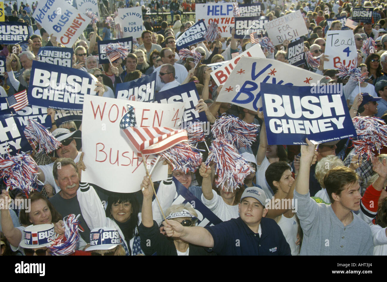 Bush cheney campaign hi-res stock photography and images - Alamy
