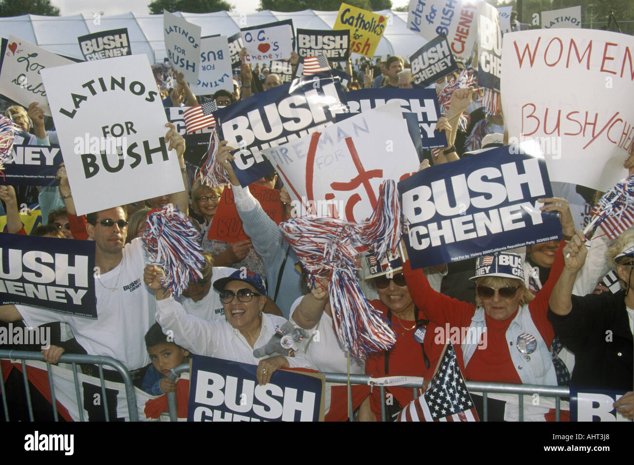 Bush cheney campaign hi-res stock photography and images - Alamy