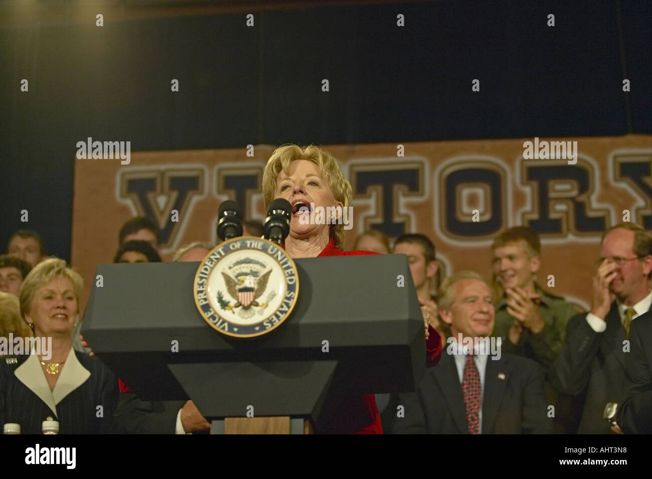 Campaign rally in Ohio attended by Vice Presidential candidate Dick ...