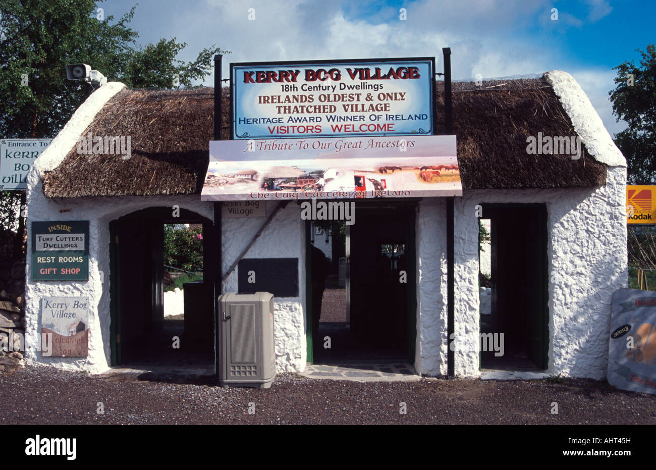 county kerry kerry bog village attraction ireland Stock Photo - Alamy