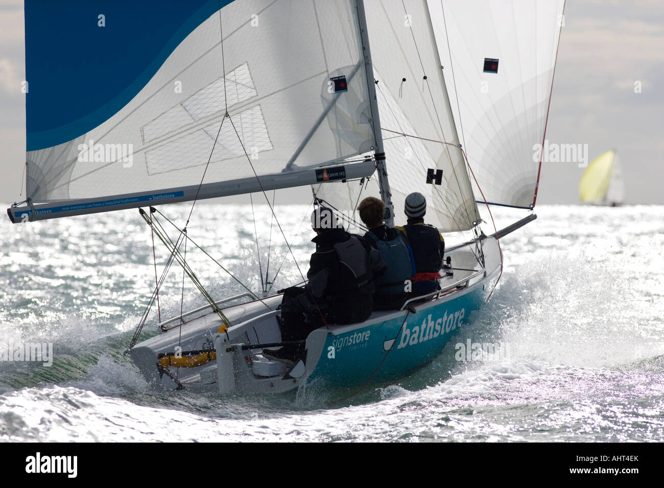 Laser SB3 racing at National Championships Stock Photo - Alamy