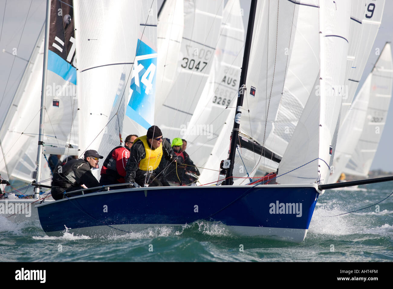 Yacht racing keelboat hi-res stock photography and images - Alamy