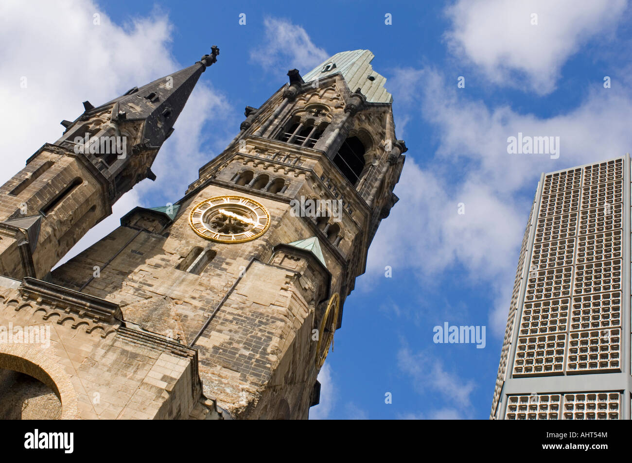 The Kaiser-Wilhelm-Gedächtniskirche or Kaiser Wilhelm Memorial Church ...