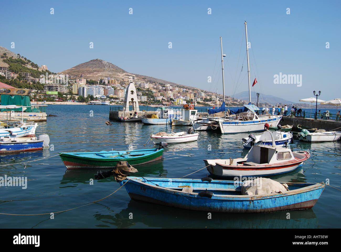 Saranda Marina, Saranda, Vlorë County, Albania Stock Photo - Alamy
