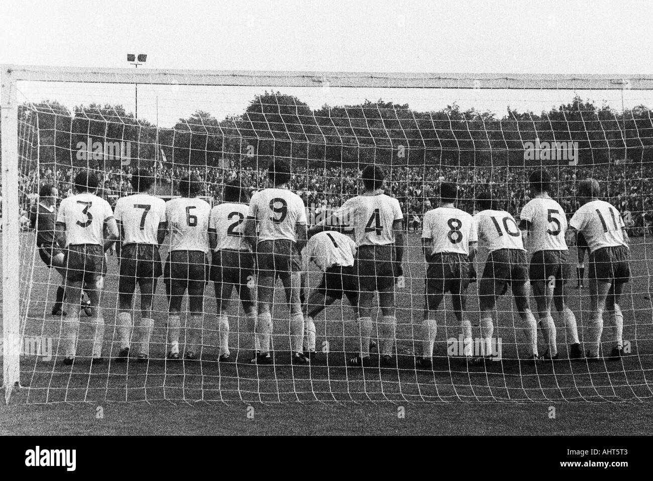 football, Bundesliga, 1970/1971, Rot-Weiss Oberhausen versus Werder ...