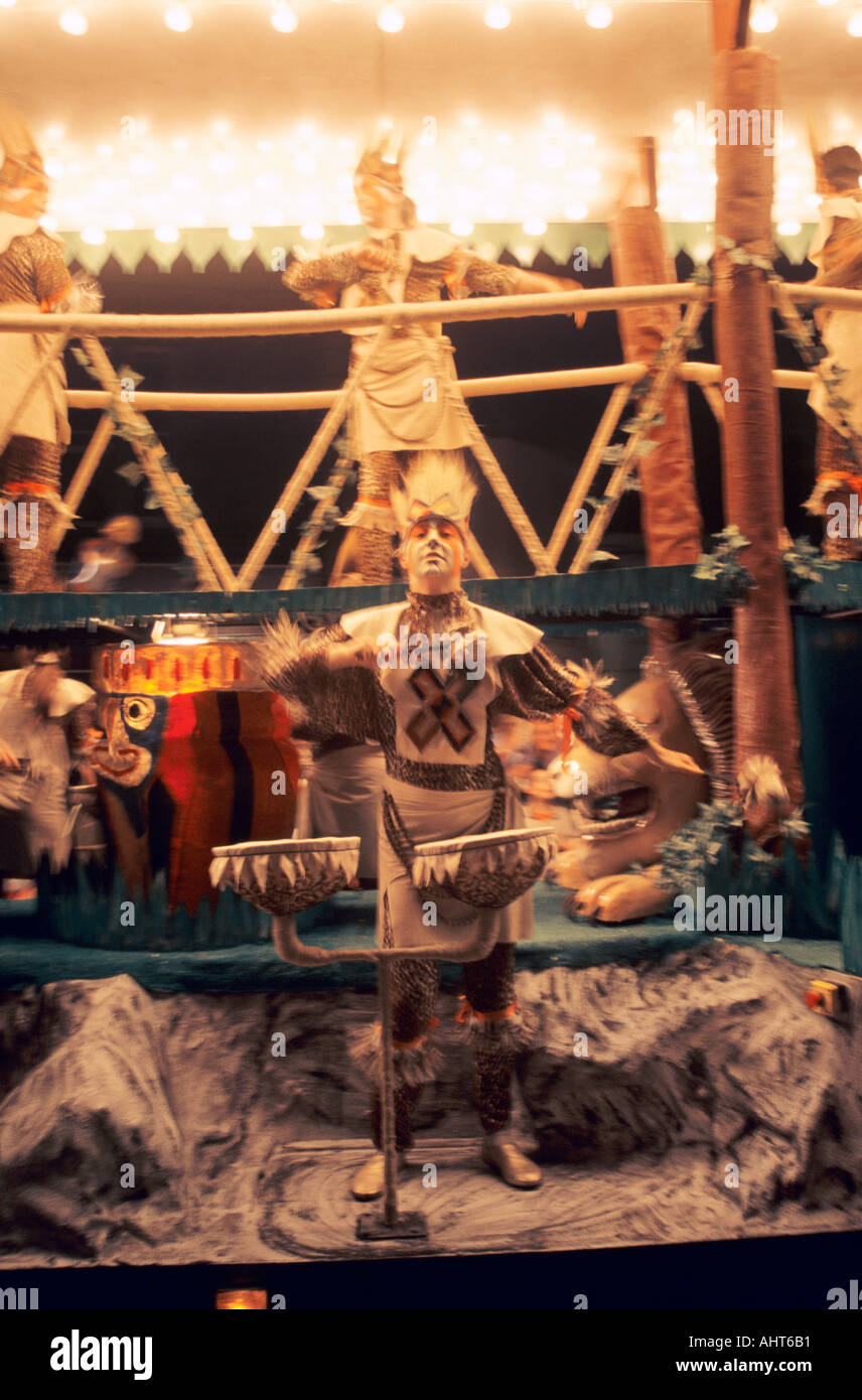 Illuminated carnival float Frome Somerset England Stock Photo - Alamy