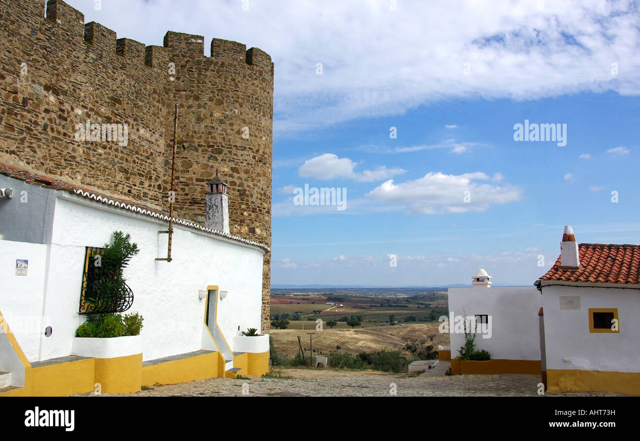 street of Terena village Stock Photo - Alamy