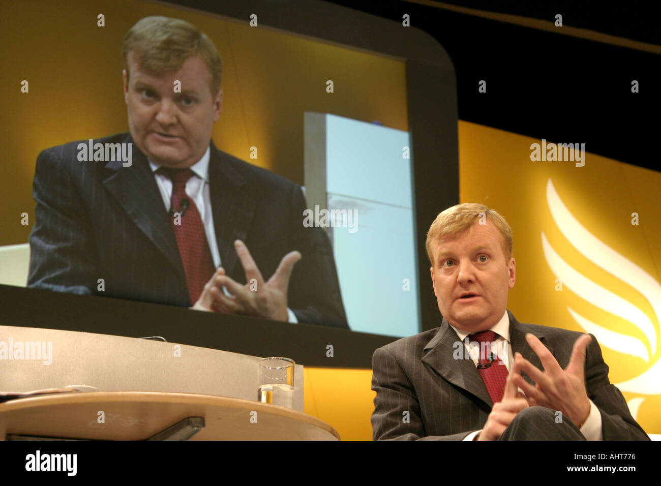 charles kennedy mp politician liberal democrats leader 2004 Stock Photo ...